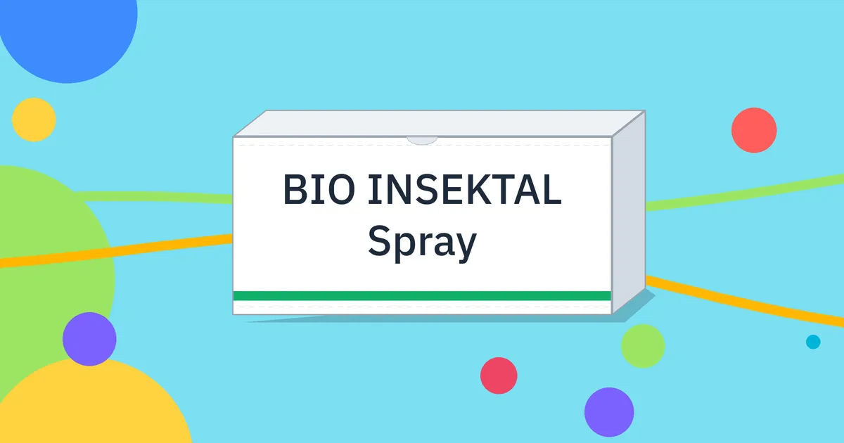 Symbolbild: Packung mit der Aufschrift BIO INSEKTAL Spray (PZN 04299585) – Verfügbarkeit und Bezug in Apotheken in Frankfurt am Main