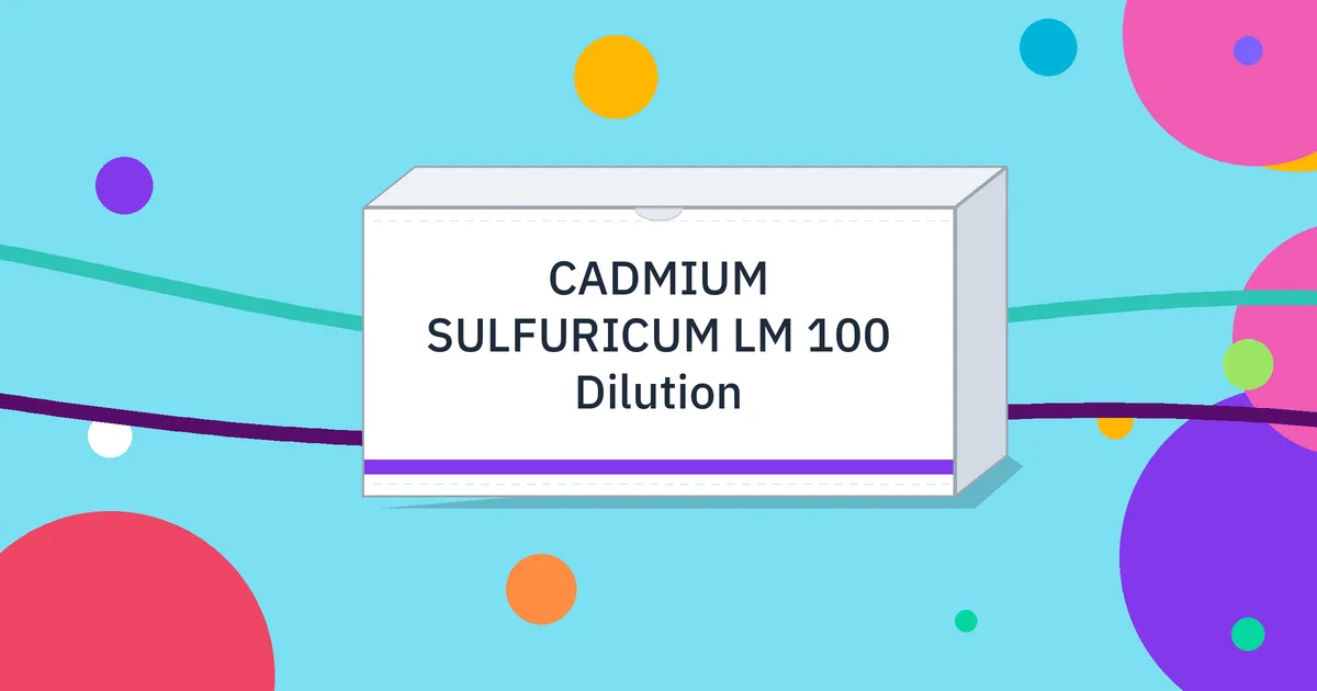 Symbolbild: Packung mit der Aufschrift CADMIUM SULFURICUM LM 100 Dilution (PZN 12798977) – Verfügbarkeit und Bezug in Apotheken in Frankfurt am Main