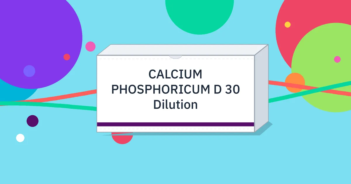 Symbolbild: Packung mit der Aufschrift CALCIUM PHOSPHORICUM D 30 Dilution (PZN 04209375) – Verfügbarkeit und Bezug in Apotheken in Frankfurt am Main