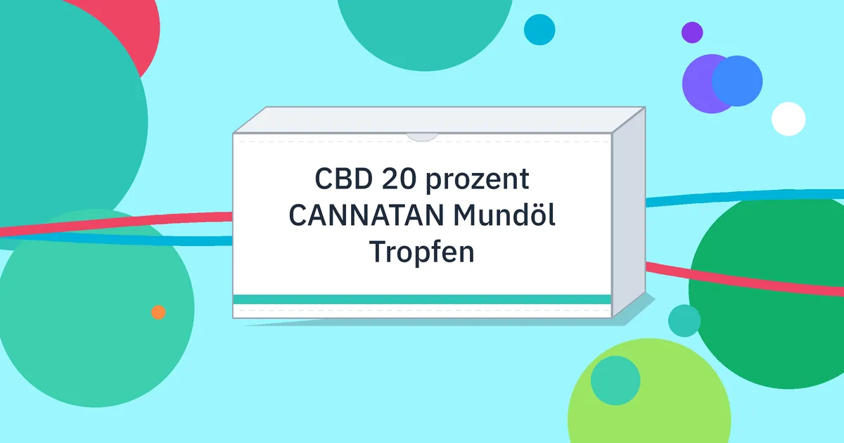 Symbolbild: Packung mit der Aufschrift CBD 20 prozent CANNATAN Mundöl Tropfen (PZN 18048303) – Verfügbarkeit und Bezug in Apotheken in Frankfurt am Main