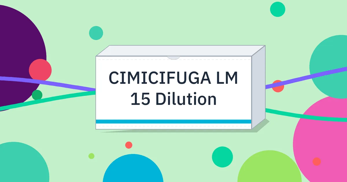 Symbolbild: Packung mit der Aufschrift CIMICIFUGA LM 15 Dilution (PZN 12819113) – Verfügbarkeit und Bezug in Apotheken in Frankfurt am Main