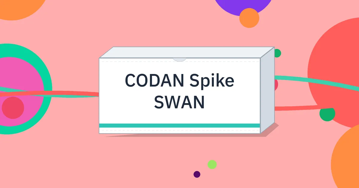 Symbolbild: Packung mit der Aufschrift CODAN Spike SWAN (PZN 03387229) – Verfügbarkeit und Bezug in Apotheken in Frankfurt am Main