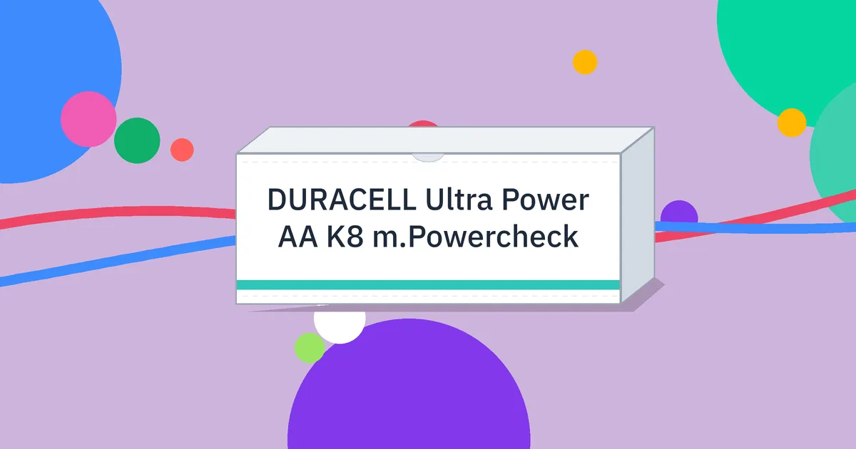 Symbolbild: Packung mit der Aufschrift DURACELL Ultra Power AA K8 m.Powercheck (PZN 09670400) – Verfügbarkeit und Bezug in Apotheken in Frankfurt am Main