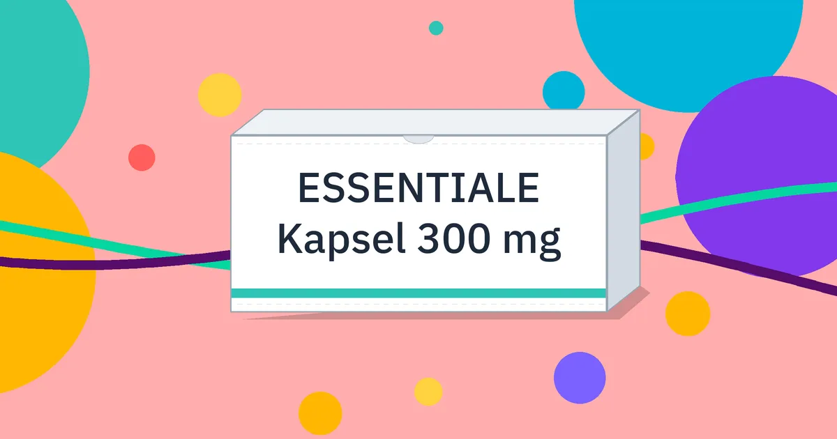 Symbolbild: Packung mit der Aufschrift ESSENTIALE Kapsel 300 mg (PZN 15191425) – Verfügbarkeit und Bezug in Apotheken in Frankfurt am Main