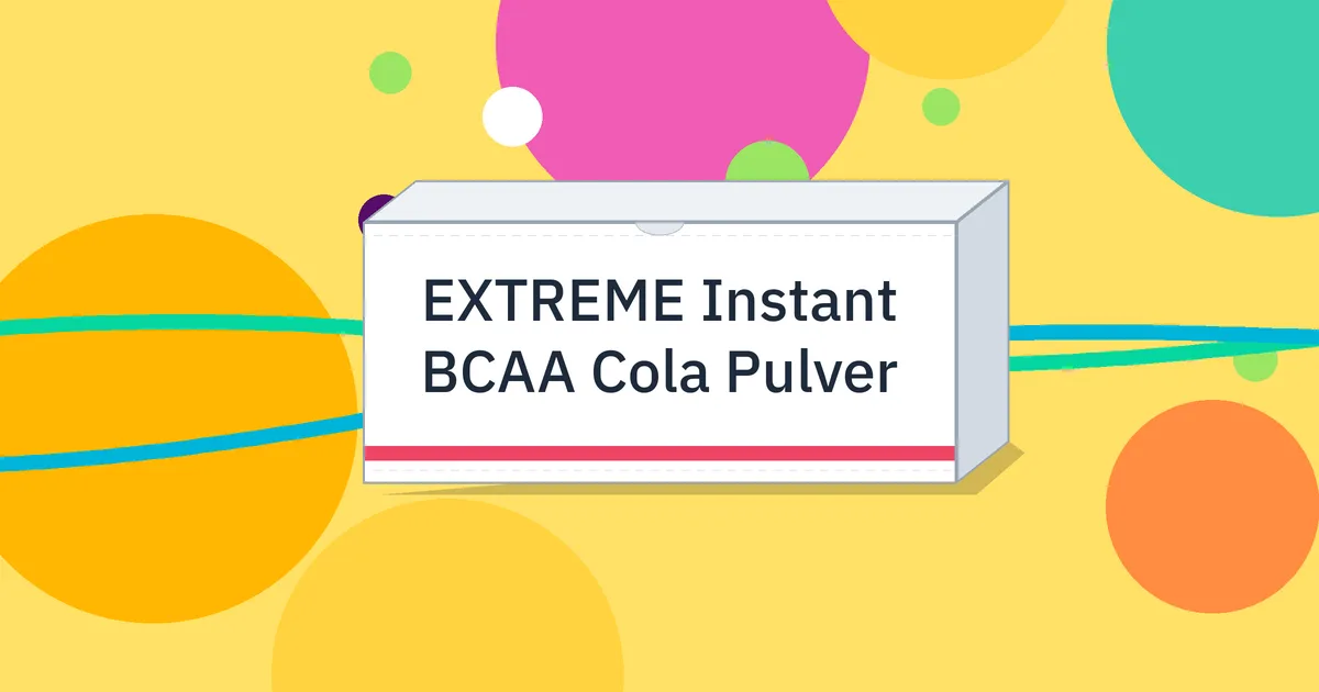 Symbolbild: Packung mit der Aufschrift EXTREME Instant BCAA Cola Pulver (PZN 12505716) – Verfügbarkeit und Bezug in Apotheken in Frankfurt am Main