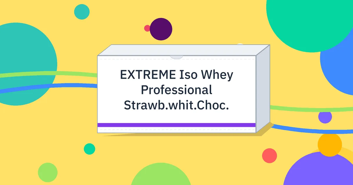 Symbolbild: Packung mit der Aufschrift EXTREME Iso Whey Professional Strawb.whit.Choc. (PZN 11344168) – Verfügbarkeit und Bezug in Apotheken in Frankfurt am Main