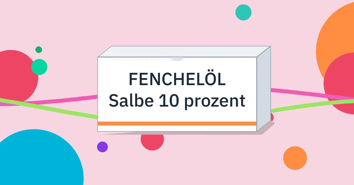 Symbolbild: Packung mit der Aufschrift FENCHELÖL Salbe 10 prozent (PZN 16673675) – Verfügbarkeit und Bezug in Apotheken in Frankfurt am Main