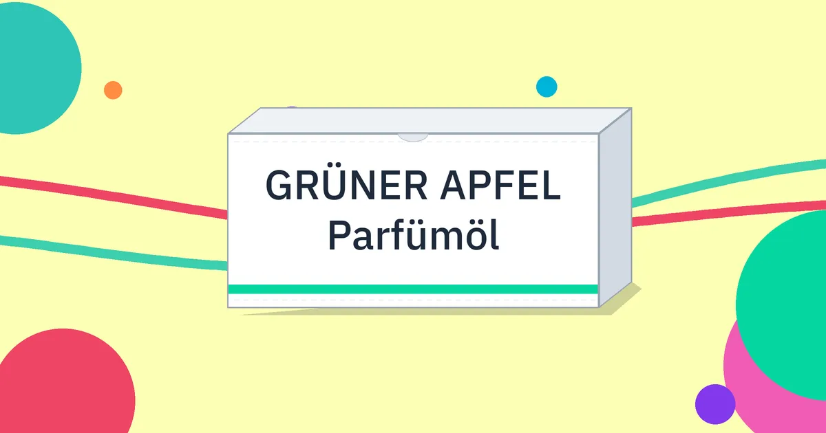 Symbolbild: Packung mit der Aufschrift GRÜNER APFEL Parfümöl (PZN 01993196) – Verfügbarkeit und Bezug in Apotheken in Frankfurt am Main