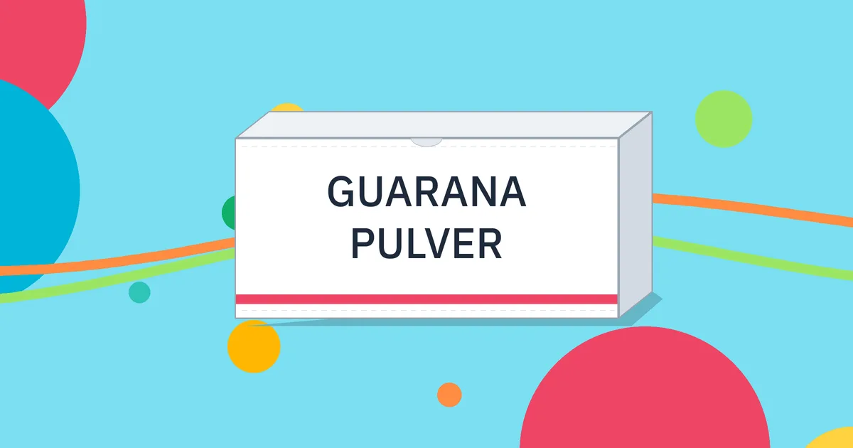 Symbolbild: Packung mit der Aufschrift GUARANA PULVER (PZN 01920932) – Verfügbarkeit und Bezug in Apotheken in Frankfurt am Main