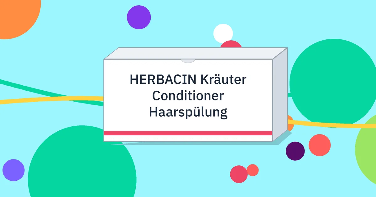 Symbolbild: Packung mit der Aufschrift HERBACIN Kräuter Conditioner Haarspülung (PZN 01363236) – Verfügbarkeit und Bezug in Apotheken in Frankfurt am Main