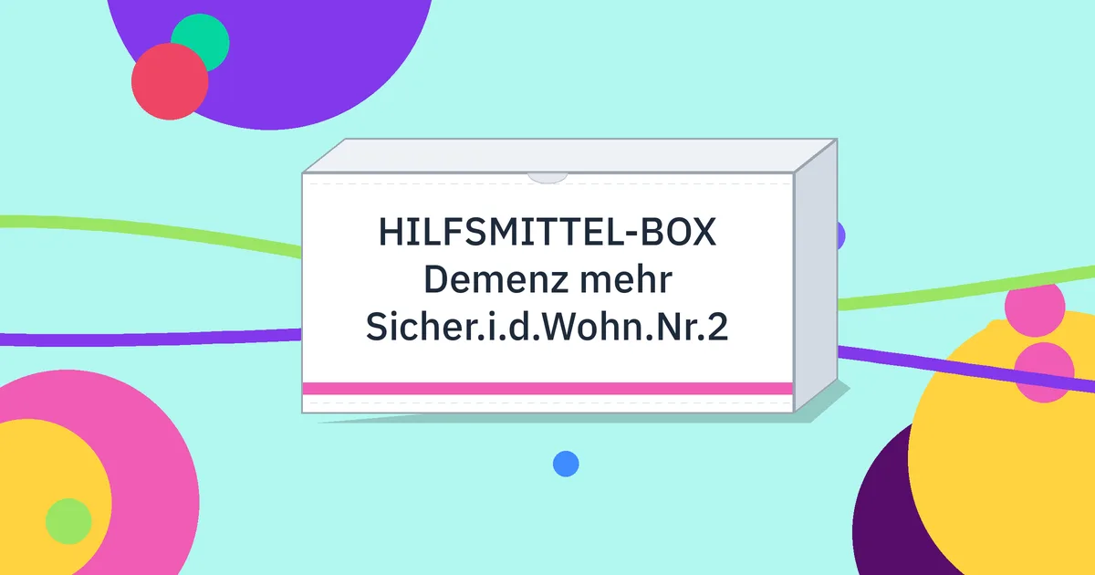 Symbolbild: Packung mit der Aufschrift HILFSMITTEL-BOX Demenz mehr Sicher.i.d.Wohn.Nr.2 (PZN 14398839) – Verfügbarkeit und Bezug in Apotheken in Frankfurt am Main