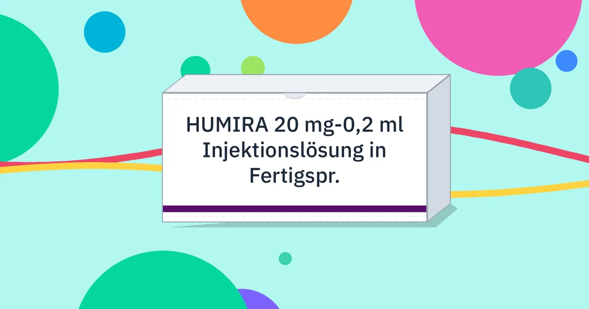 Symbolbild: Packung mit der Aufschrift HUMIRA 20 mg-0,2 ml Injektionslösung in Fertigspr. (PZN 15621363) – Verfügbarkeit und Bezug in Apotheken in Frankfurt am Main