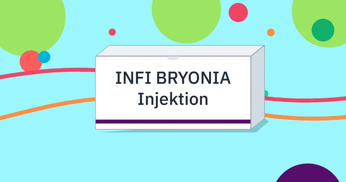 Symbolbild: Packung mit der Aufschrift INFI BRYONIA Injektion (PZN 03814341) – Verfügbarkeit und Bezug in Apotheken in Frankfurt am Main