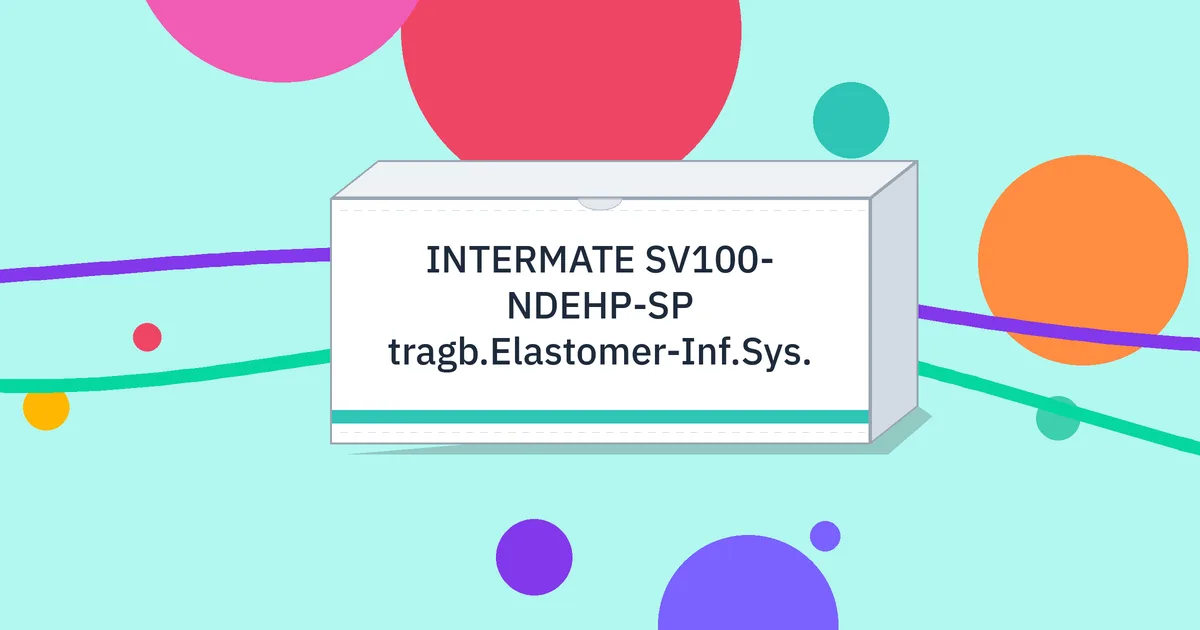 Symbolbild: Packung mit der Aufschrift INTERMATE SV100-NDEHP-SP tragb.Elastomer-Inf.Sys. (PZN 11046749) – Verfügbarkeit und Bezug in Apotheken in Frankfurt am Main