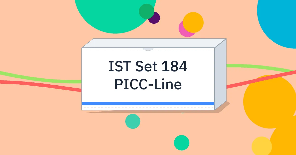 Symbolbild: Packung mit der Aufschrift IST Set 184 PICC-Line (PZN 19990413) – Verfügbarkeit und Bezug in Apotheken in Frankfurt am Main