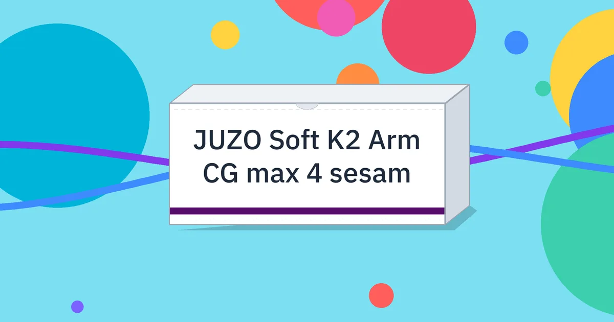 Symbolbild: Packung mit der Aufschrift JUZO Soft K2 Arm CG max 4 sesam (PZN 15513886) – Verfügbarkeit und Bezug in Apotheken in Frankfurt am Main