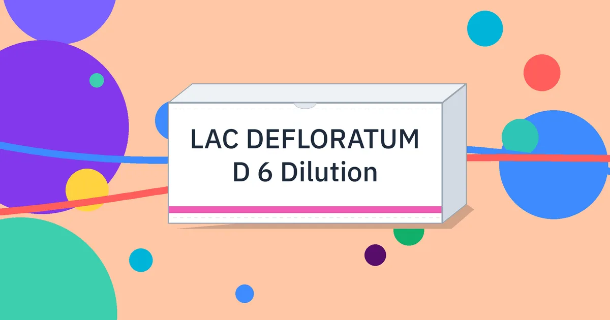 Symbolbild: Packung mit der Aufschrift LAC DEFLORATUM D 6 Dilution (PZN 04223961) – Verfügbarkeit und Bezug in Apotheken in Frankfurt am Main