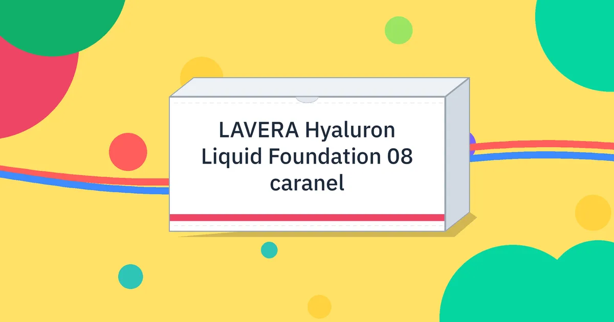Symbolbild: Packung mit der Aufschrift LAVERA Hyaluron Liquid Foundation 08 caranel (PZN 19925350) – Verfügbarkeit und Bezug in Apotheken in Frankfurt am Main