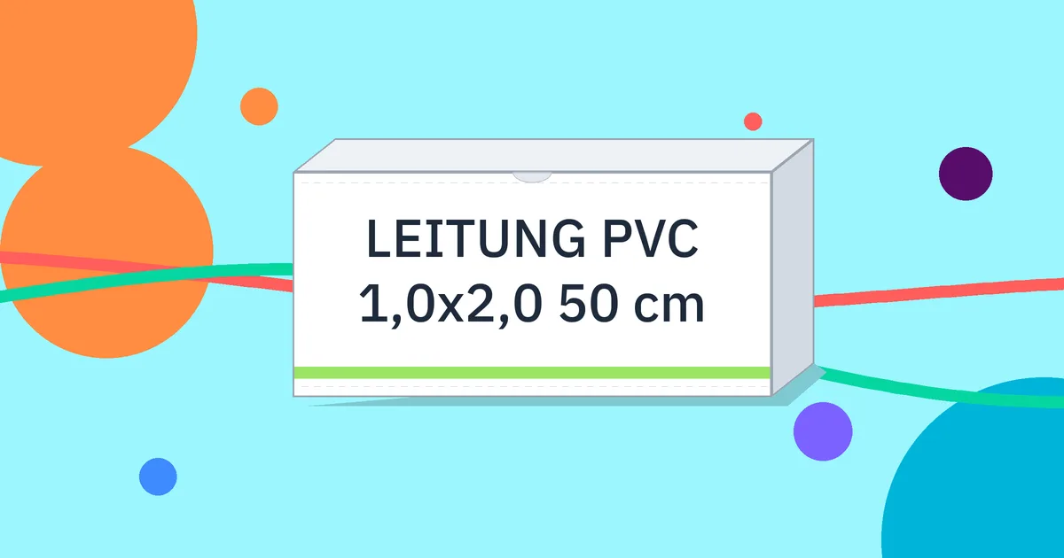 Symbolbild: Packung mit der Aufschrift LEITUNG PVC 1,0x2,0 50 cm (PZN 04168765) – Verfügbarkeit und Bezug in Apotheken in Frankfurt am Main