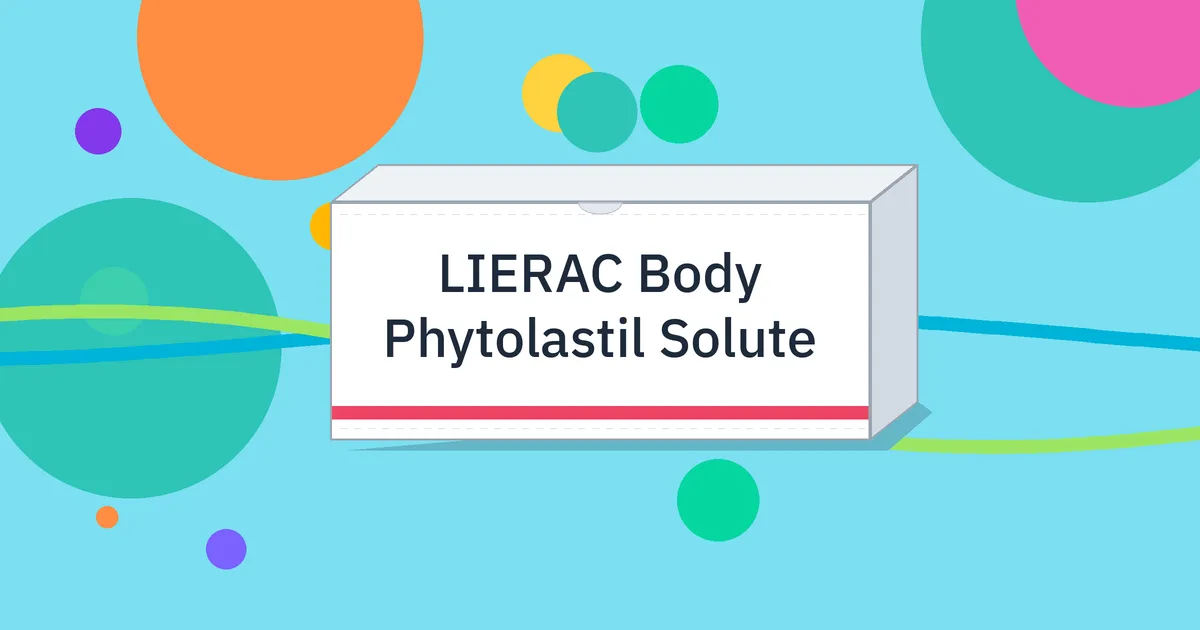 Symbolbild: Packung mit der Aufschrift LIERAC Body Phytolastil Solute (PZN 19180559) – Verfügbarkeit und Bezug in Apotheken in Frankfurt am Main