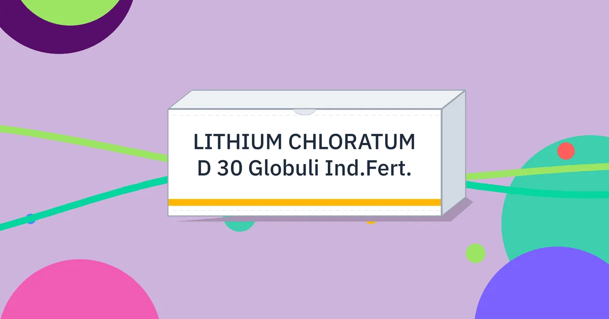 Symbolbild: Packung mit der Aufschrift LITHIUM CHLORATUM D 30 Globuli Ind.Fert. (PZN 17676782) – Verfügbarkeit und Bezug in Apotheken in Frankfurt am Main