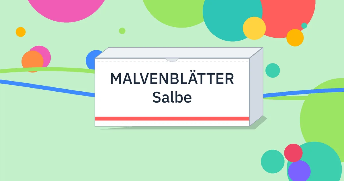 Symbolbild: Packung mit der Aufschrift MALVENBLÄTTER Salbe (PZN 18008143) – Verfügbarkeit und Bezug in Apotheken in Frankfurt am Main