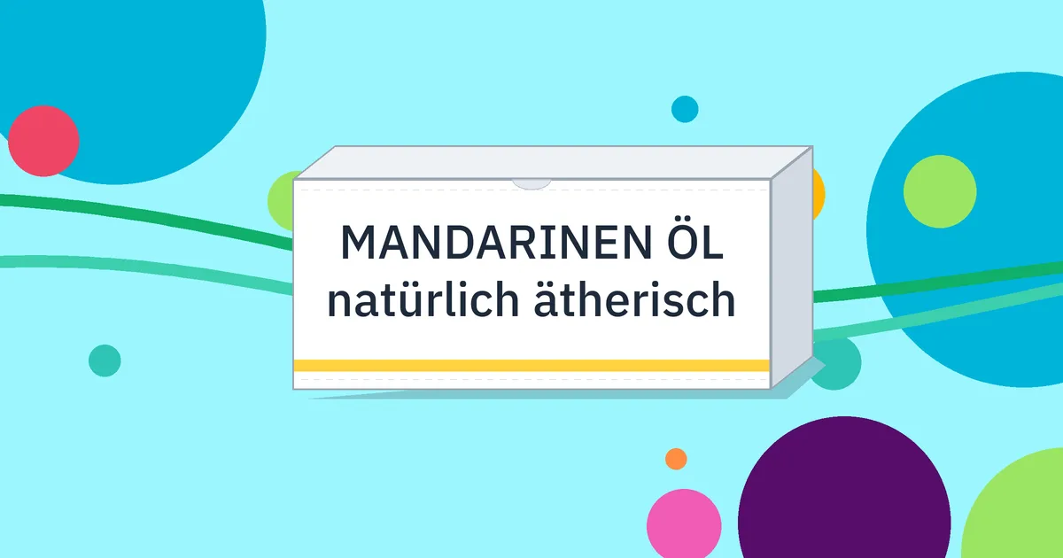 Symbolbild: Packung mit der Aufschrift MANDARINEN ÖL natürlich ätherisch (PZN 07782158) – Verfügbarkeit und Bezug in Apotheken in Frankfurt am Main