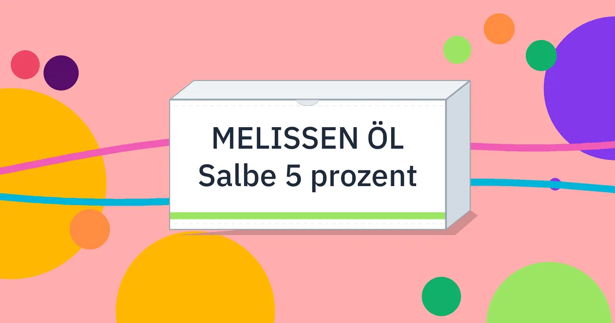 Symbolbild: Packung mit der Aufschrift MELISSEN ÖL Salbe 5 prozent (PZN 18901011) – Verfügbarkeit und Bezug in Apotheken in Frankfurt am Main