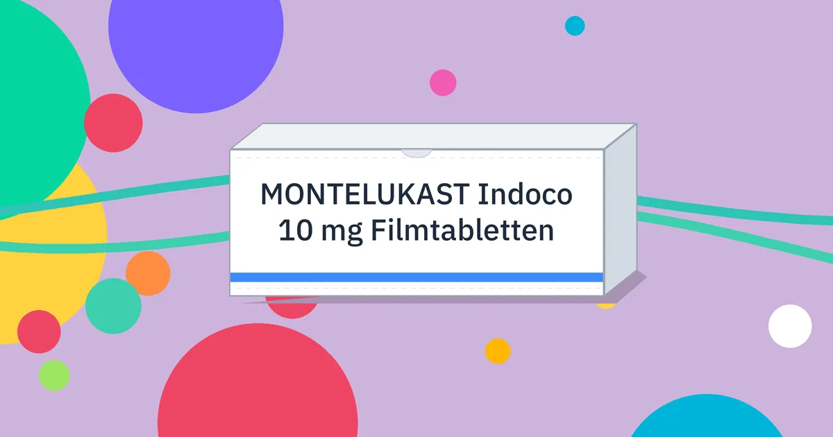 Symbolbild: Packung mit der Aufschrift MONTELUKAST Indoco 10 mg Filmtabletten (PZN 18725152) – Verfügbarkeit und Bezug in Apotheken in Frankfurt am Main