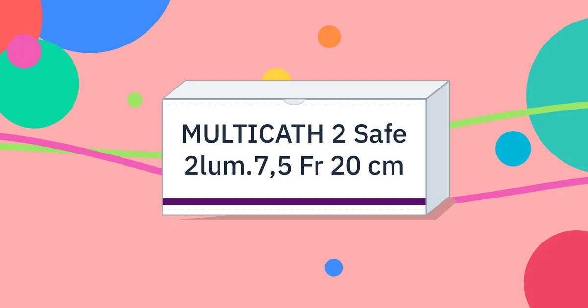 Symbolbild: Packung mit der Aufschrift MULTICATH 2 Safe 2lum.7,5 Fr 20 cm (PZN 09782398) – Verfügbarkeit und Bezug in Apotheken in Frankfurt am Main