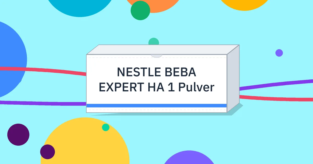 Symbolbild: Packung mit der Aufschrift NESTLE BEBA EXPERT HA 1 Pulver (PZN 17843808) – Verfügbarkeit und Bezug in Apotheken in Frankfurt am Main
