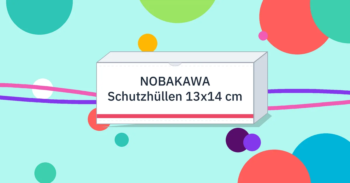 Symbolbild: Packung mit der Aufschrift NOBAKAWA Schutzhüllen 13x14 cm (PZN 04104245) – Verfügbarkeit und Bezug in Apotheken in Frankfurt am Main