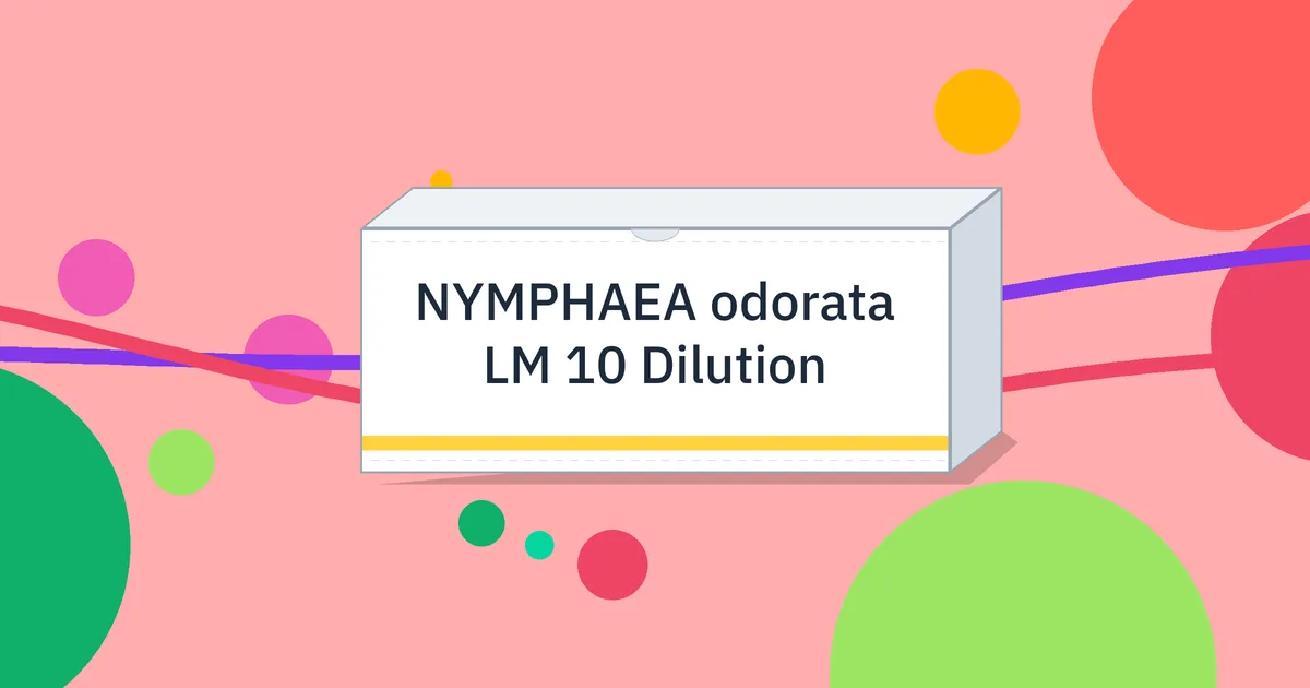Symbolbild: Packung mit der Aufschrift NYMPHAEA odorata LM 10 Dilution (PZN 13621413) – Verfügbarkeit und Bezug in Apotheken in Frankfurt am Main