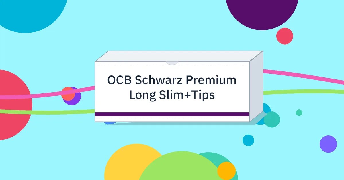 Symbolbild: Packung mit der Aufschrift OCB Schwarz Premium Long Slim+Tips (PZN 20122567) – Verfügbarkeit und Bezug in Apotheken in Frankfurt am Main