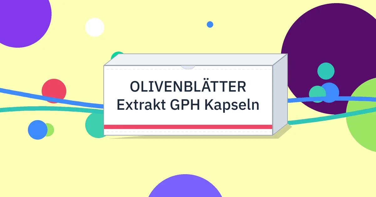 Symbolbild: Packung mit der Aufschrift OLIVENBLÄTTER Extrakt GPH Kapseln (PZN 00129509) – Verfügbarkeit und Bezug in Apotheken in Frankfurt am Main