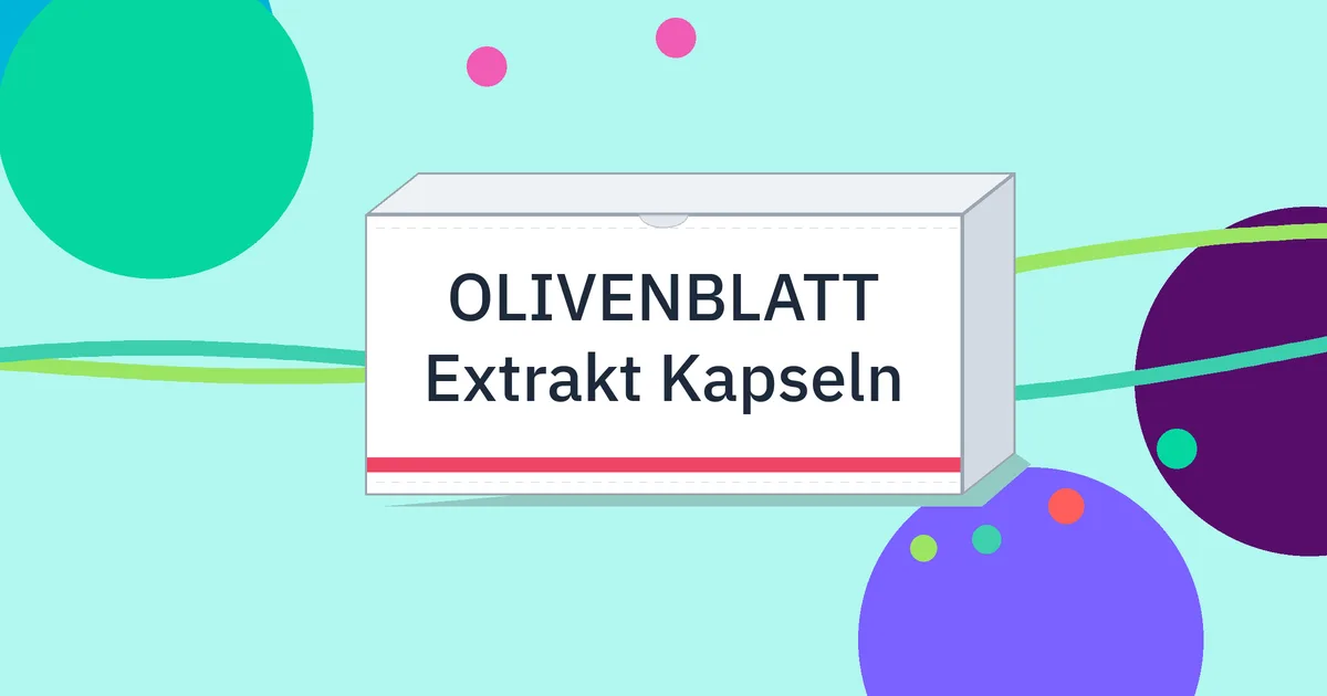 Symbolbild: Packung mit der Aufschrift OLIVENBLATT Extrakt Kapseln (PZN 19213879) – Verfügbarkeit und Bezug in Apotheken in Frankfurt am Main