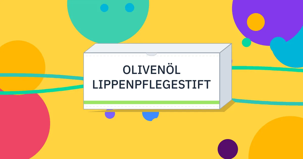 Symbolbild: Packung mit der Aufschrift OLIVENÖL LIPPENPFLEGESTIFT (PZN 01082796) – Verfügbarkeit und Bezug in Apotheken in Frankfurt am Main