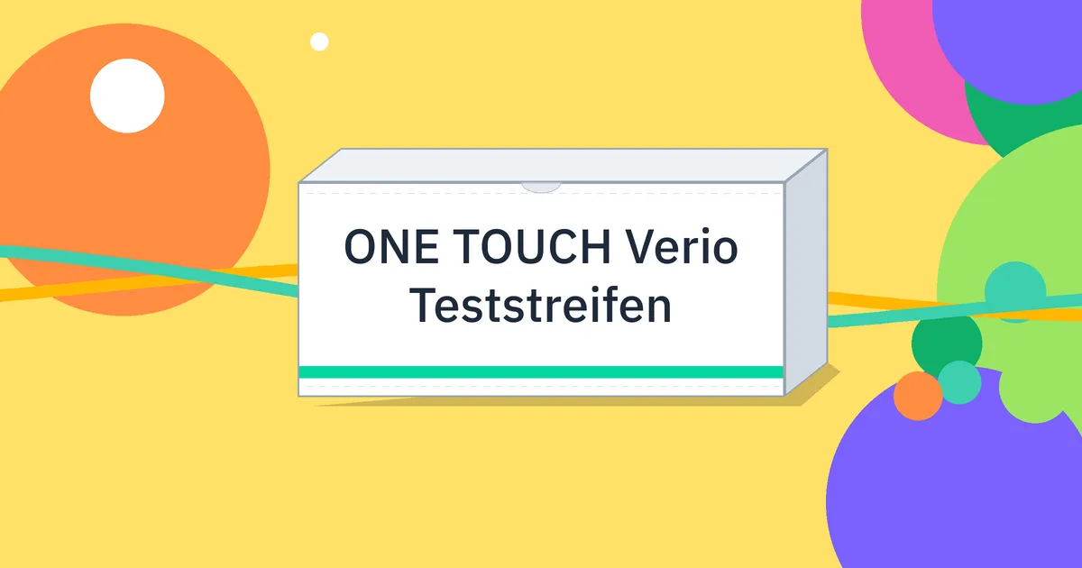 Symbolbild: Packung mit der Aufschrift ONE TOUCH Verio Teststreifen (PZN 09404070) – Verfügbarkeit und Bezug in Apotheken in Frankfurt am Main