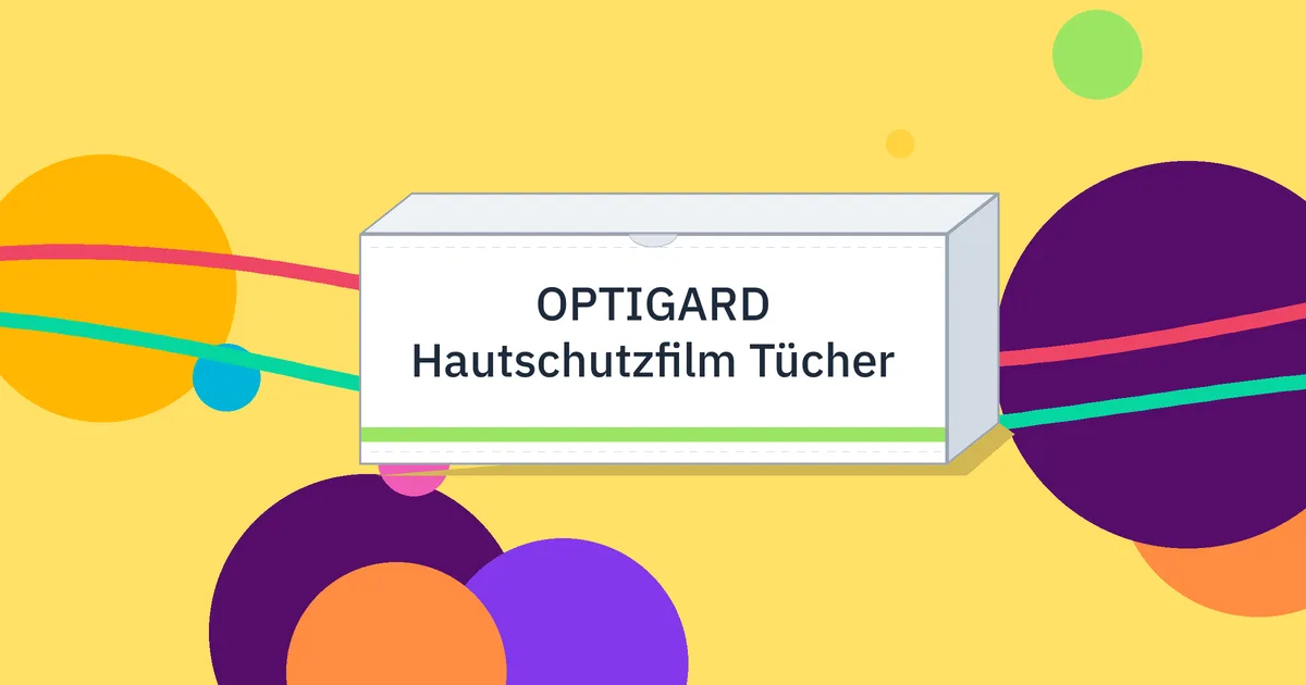 Symbolbild: Packung mit der Aufschrift OPTIGARD Hautschutzfilm Tücher (PZN 10040199) – Verfügbarkeit und Bezug in Apotheken in Frankfurt am Main