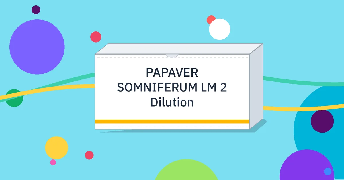 Symbolbild: Packung mit der Aufschrift PAPAVER SOMNIFERUM LM 2 Dilution (PZN 12975735) – Verfügbarkeit und Bezug in Apotheken in Frankfurt am Main