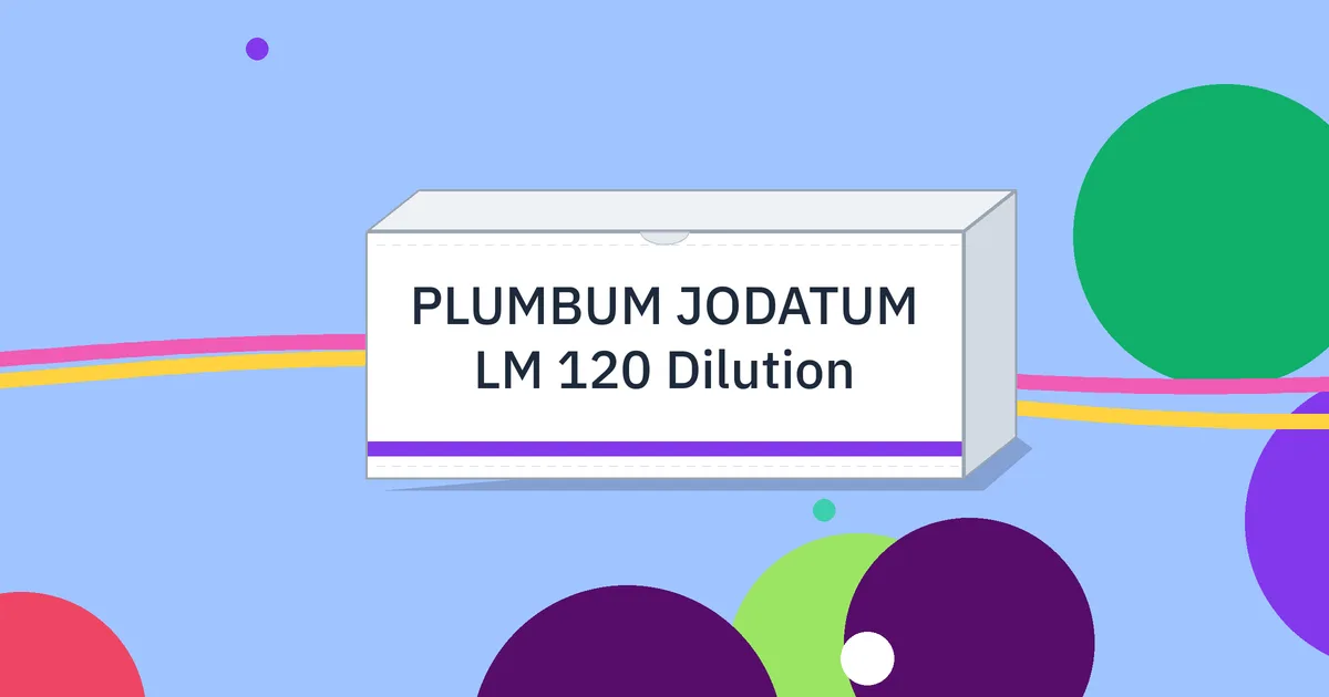 Symbolbild: Packung mit der Aufschrift PLUMBUM JODATUM LM 120 Dilution (PZN 13041006) – Verfügbarkeit und Bezug in Apotheken in Frankfurt am Main