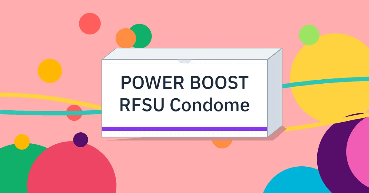 Symbolbild: Packung mit der Aufschrift POWER BOOST RFSU Condome (PZN 15203111) – Verfügbarkeit und Bezug in Apotheken in Frankfurt am Main
