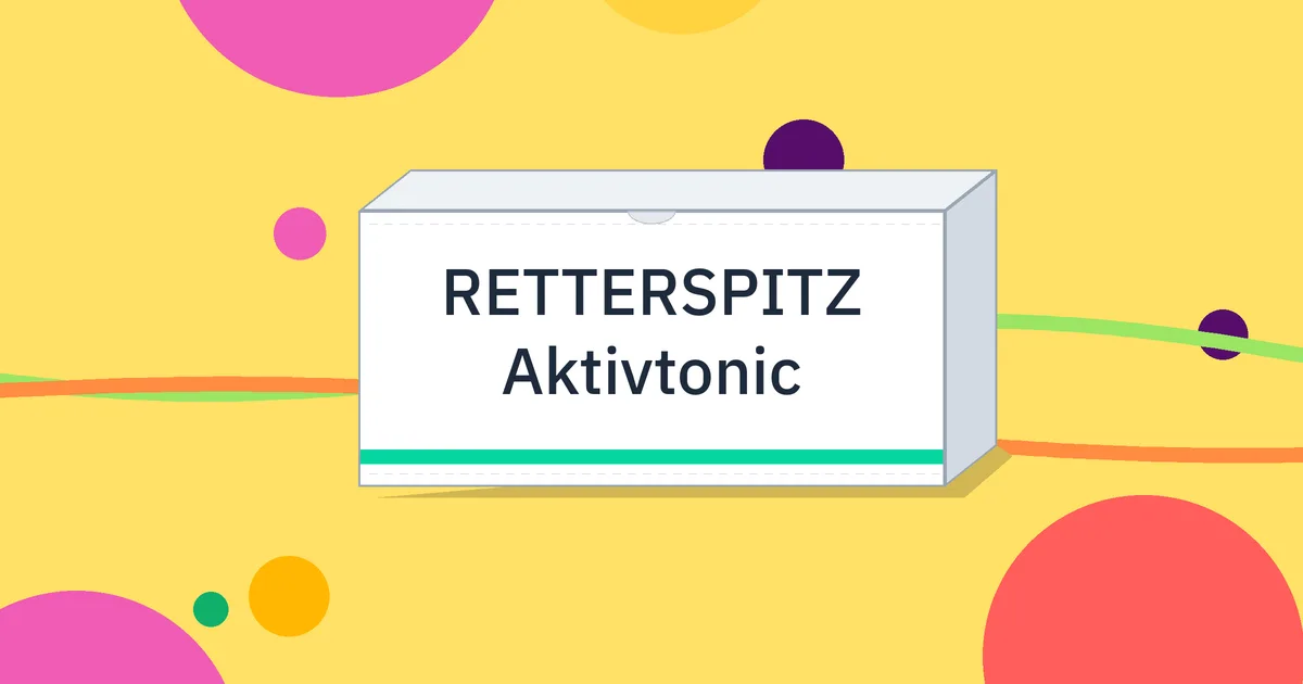 Symbolbild: Packung mit der Aufschrift RETTERSPITZ Aktivtonic (PZN 19491992) – Verfügbarkeit und Bezug in Apotheken in Frankfurt am Main