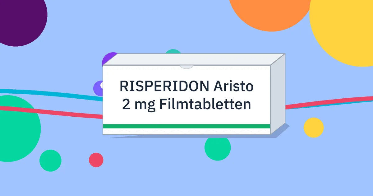 Symbolbild: Packung mit der Aufschrift RISPERIDON Aristo 2 mg Filmtabletten (PZN 11258983) – Verfügbarkeit und Bezug in Apotheken in Frankfurt am Main