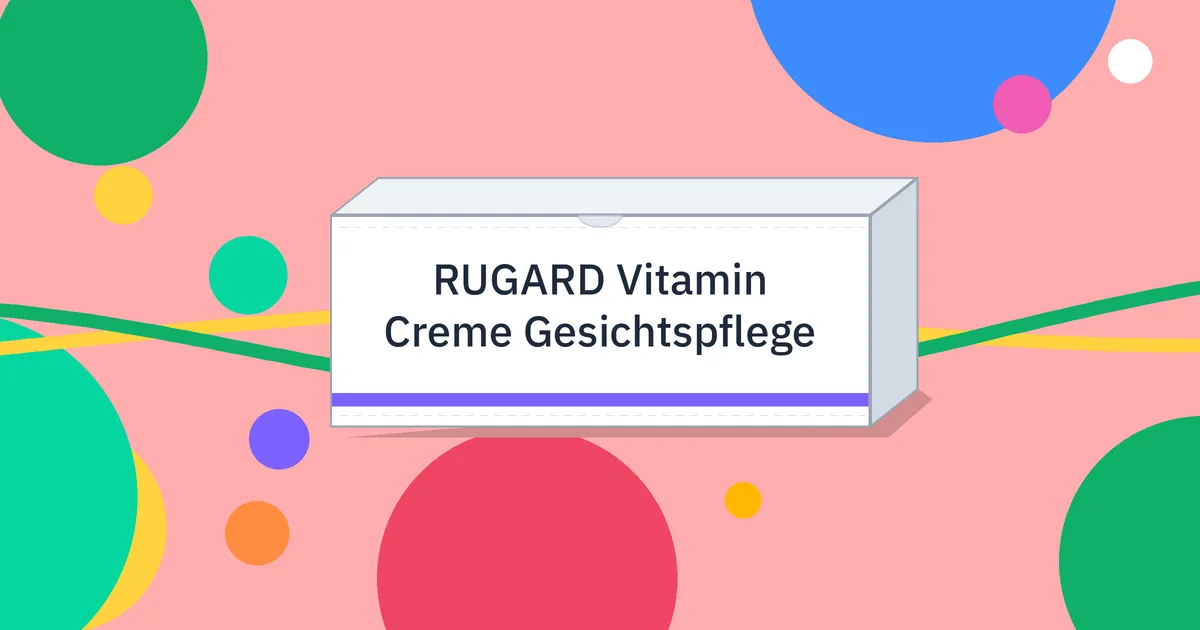 Symbolbild: Packung mit der Aufschrift RUGARD Vitamin Creme Gesichtspflege (PZN 10259064) – Verfügbarkeit und Bezug in Apotheken in Frankfurt am Main