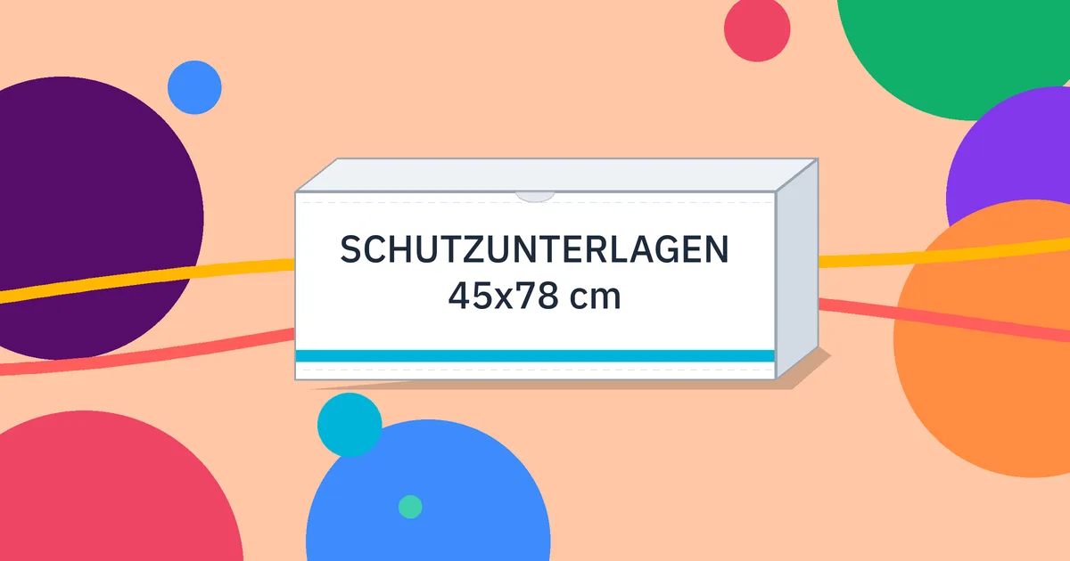 Symbolbild: Packung mit der Aufschrift SCHUTZUNTERLAGEN 45x78 cm (PZN 03035200) – Verfügbarkeit und Bezug in Apotheken in Frankfurt am Main