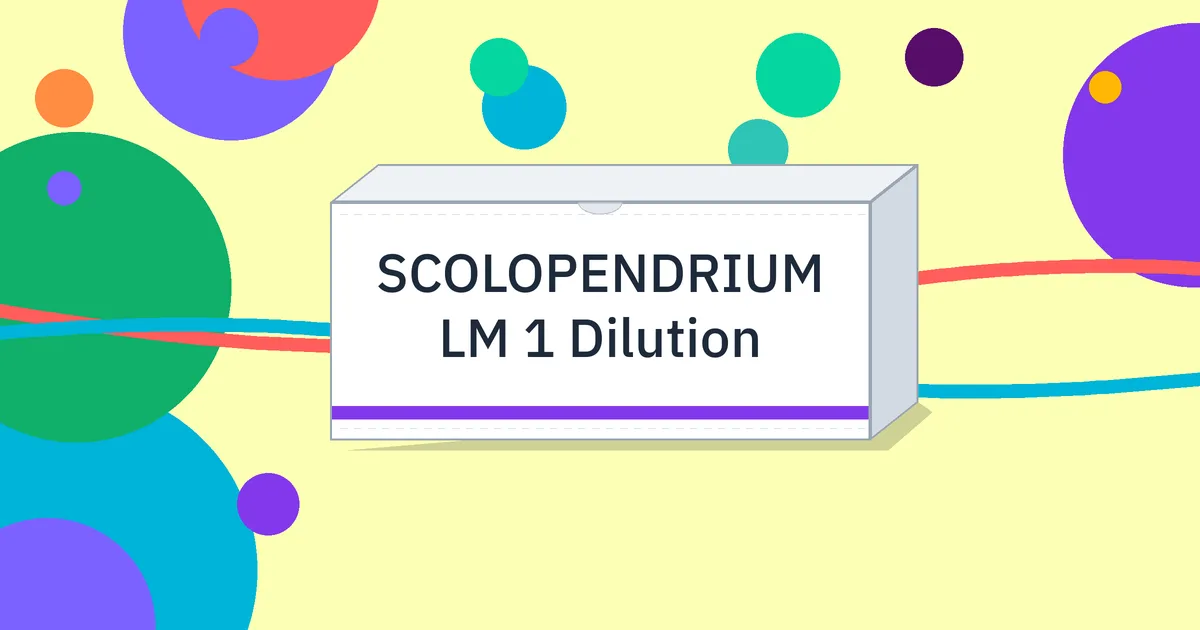 Symbolbild: Packung mit der Aufschrift SCOLOPENDRIUM LM 1 Dilution (PZN 13689894) – Verfügbarkeit und Bezug in Apotheken in Frankfurt am Main