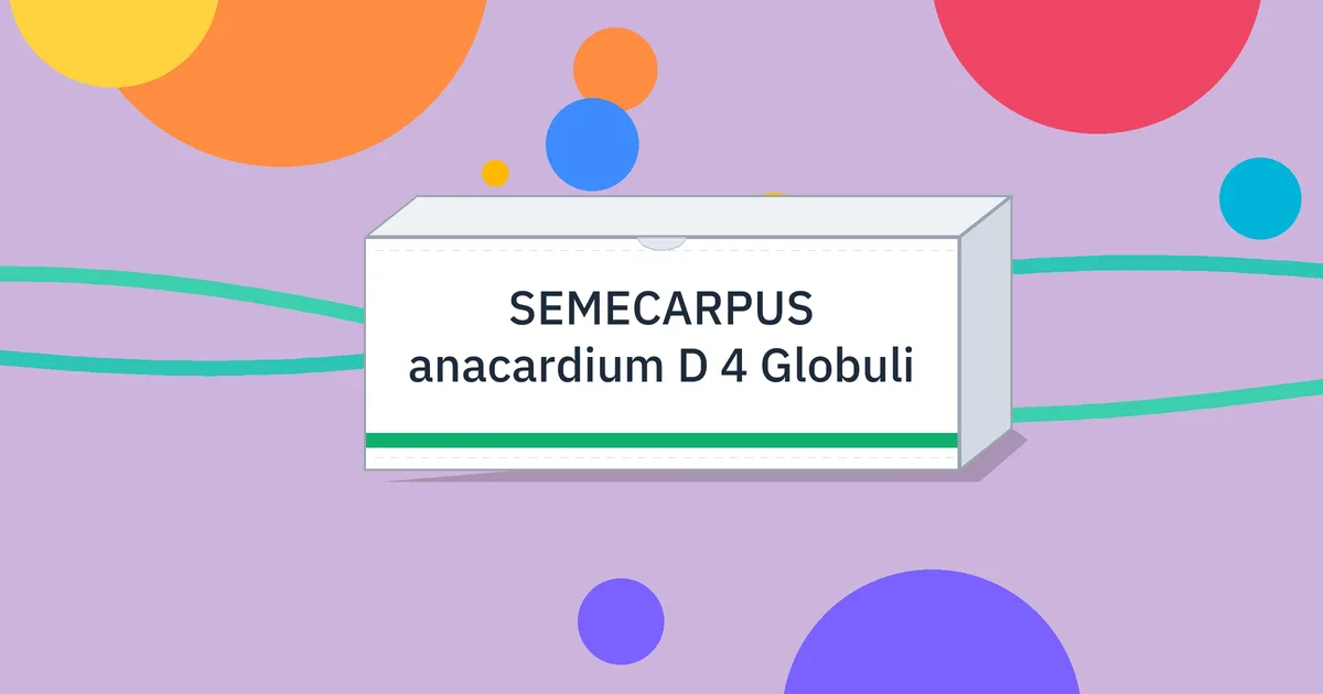 Symbolbild: Packung mit der Aufschrift SEMECARPUS anacardium D 4 Globuli (PZN 14312387) – Verfügbarkeit und Bezug in Apotheken in Frankfurt am Main