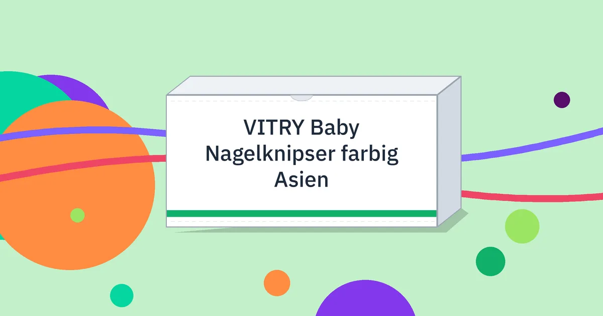 Symbolbild: Packung mit der Aufschrift VITRY Baby Nagelknipser farbig Asien (PZN 05045450) – Verfügbarkeit und Bezug in Apotheken in Frankfurt am Main