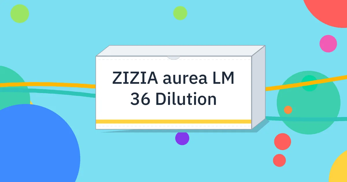 Symbolbild: Packung mit der Aufschrift ZIZIA aurea LM 36 Dilution (PZN 13304032) – Verfügbarkeit und Bezug in Apotheken in Frankfurt am Main